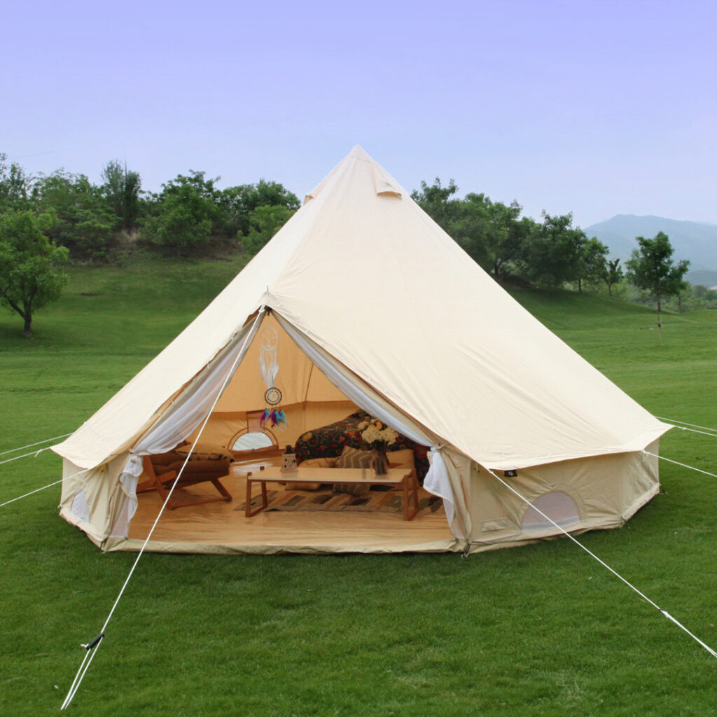 Buy Canvas Bell Tents | Waterproof Glamping Bell Tents Online