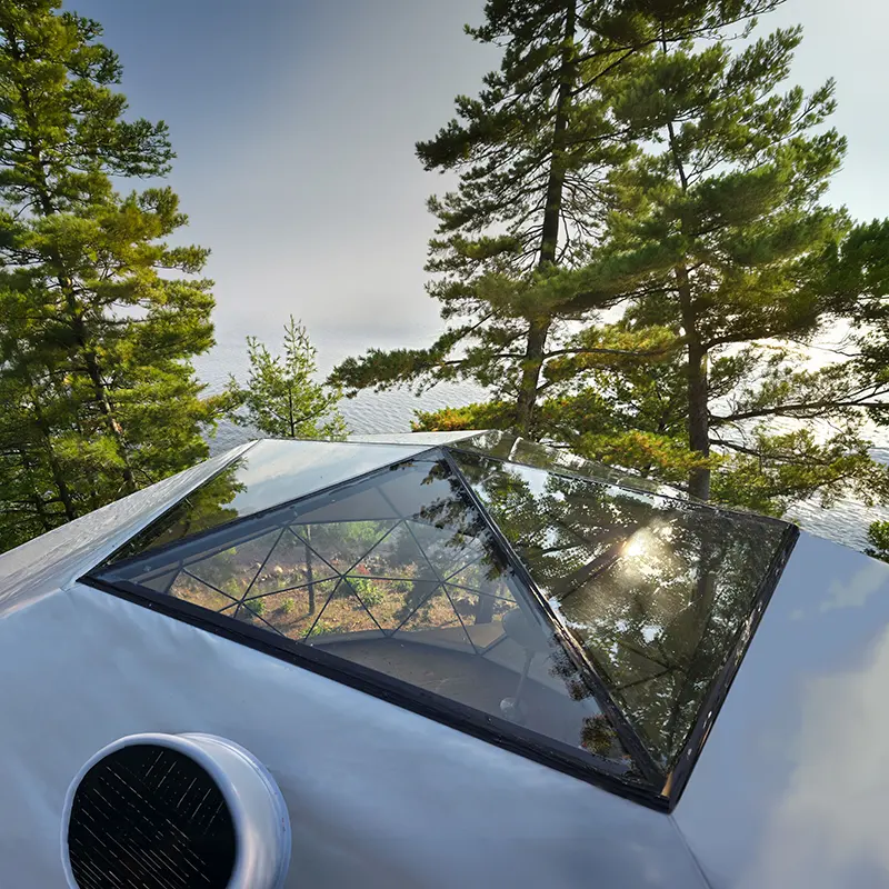 Why Luna Glamping Encourages Glass Skylights and Glass Fronts - Luna ...